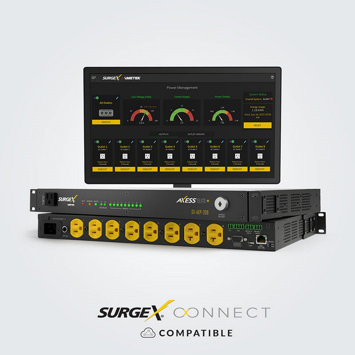 SurgeX SX-AEP-209 Axess Elite Plus 120V/16A Power Management System, 1 – AVLGEAR