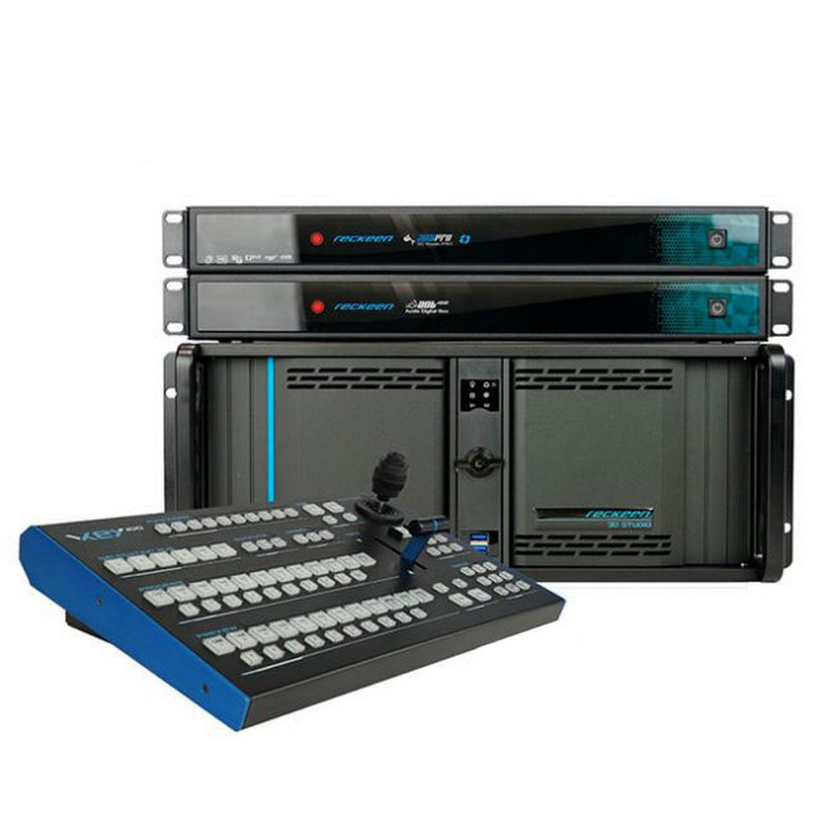 Reckeen 3DS Pro X8 XR 4K Virtual Studio with AR and PTZ Tracking – AVLGEAR