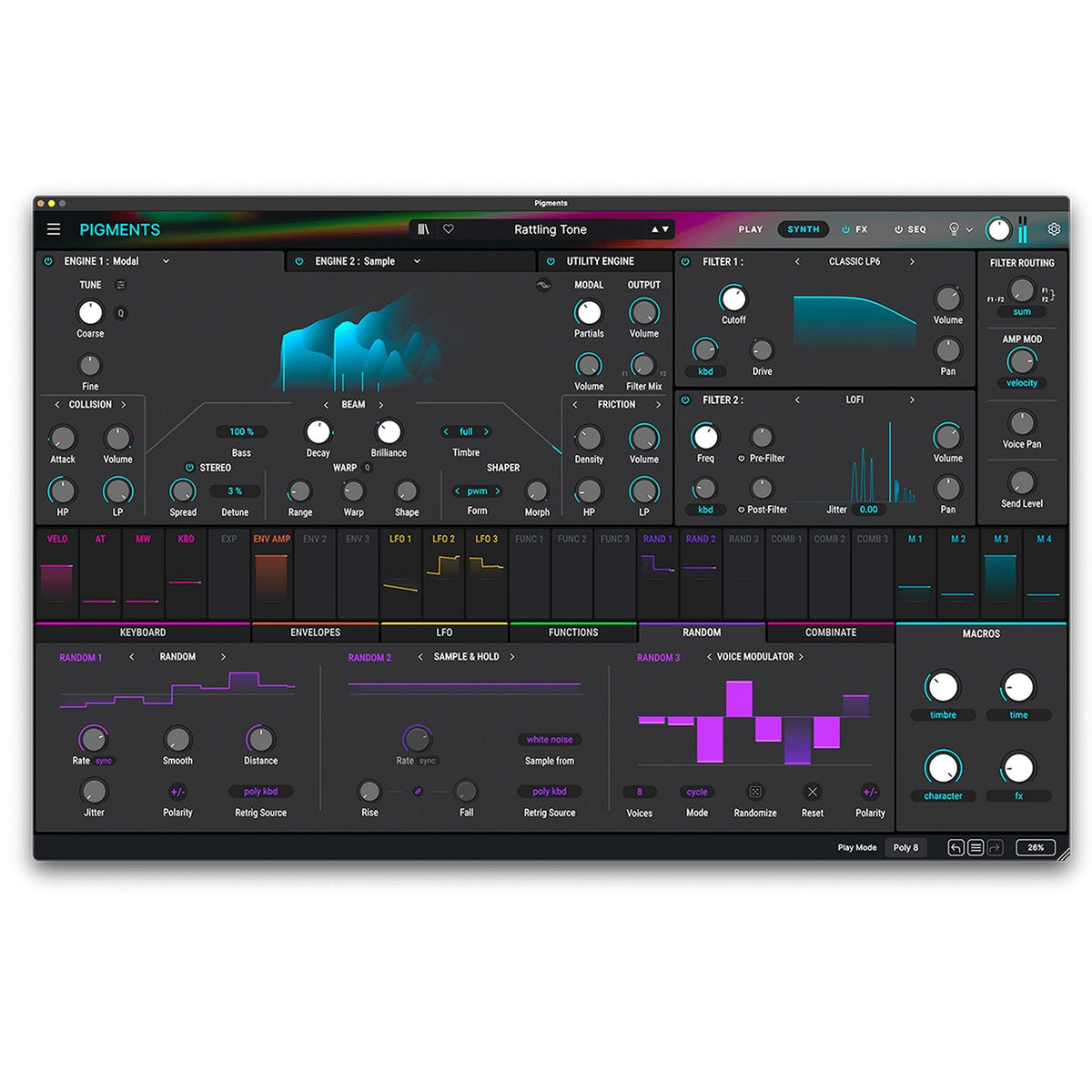 ARTURIA Pigments 6 Software Synthesizer – AVLGEAR