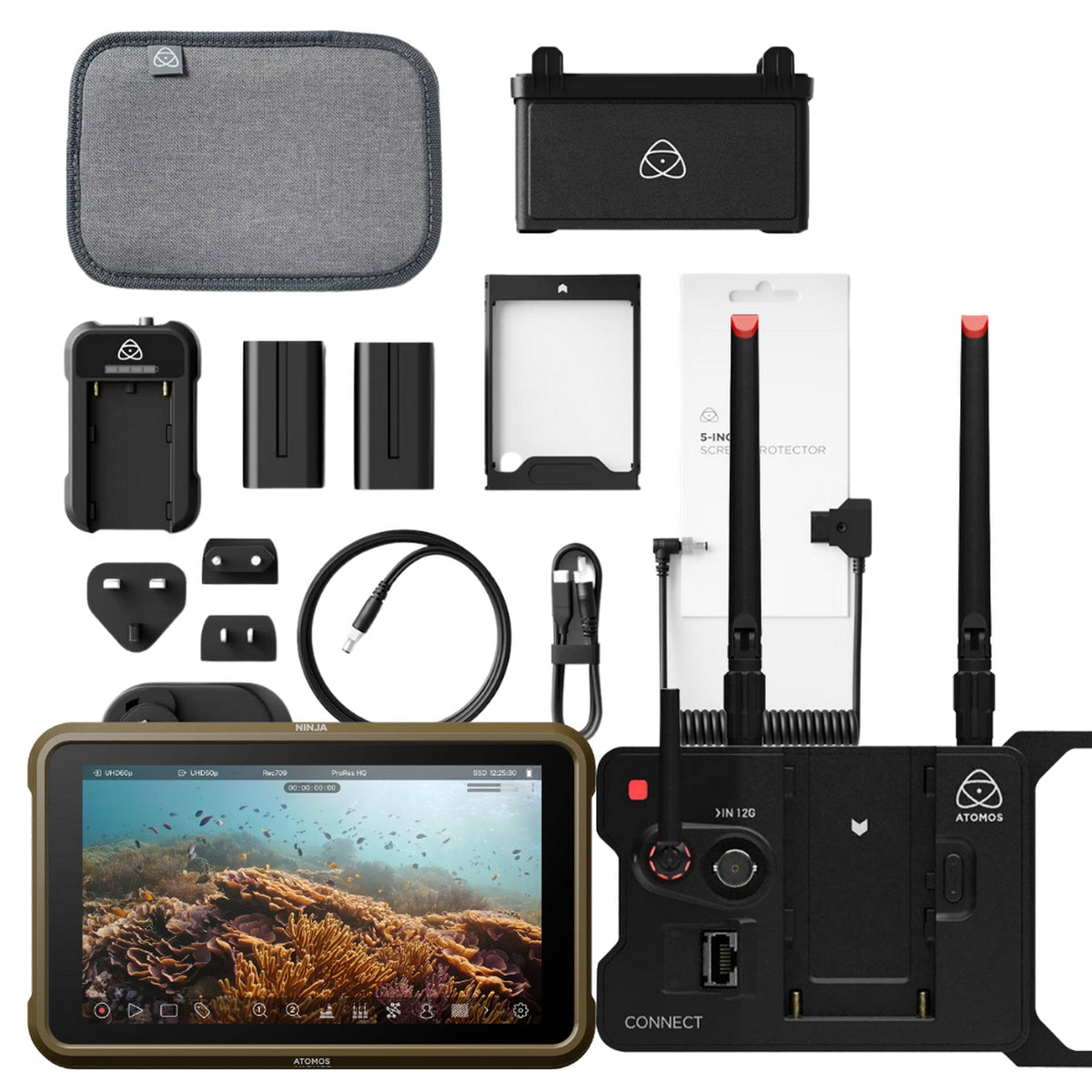 Atomos Ninja 5-Inch Monitor/Recorder Bundle with Atomos Connect – AVLGEAR