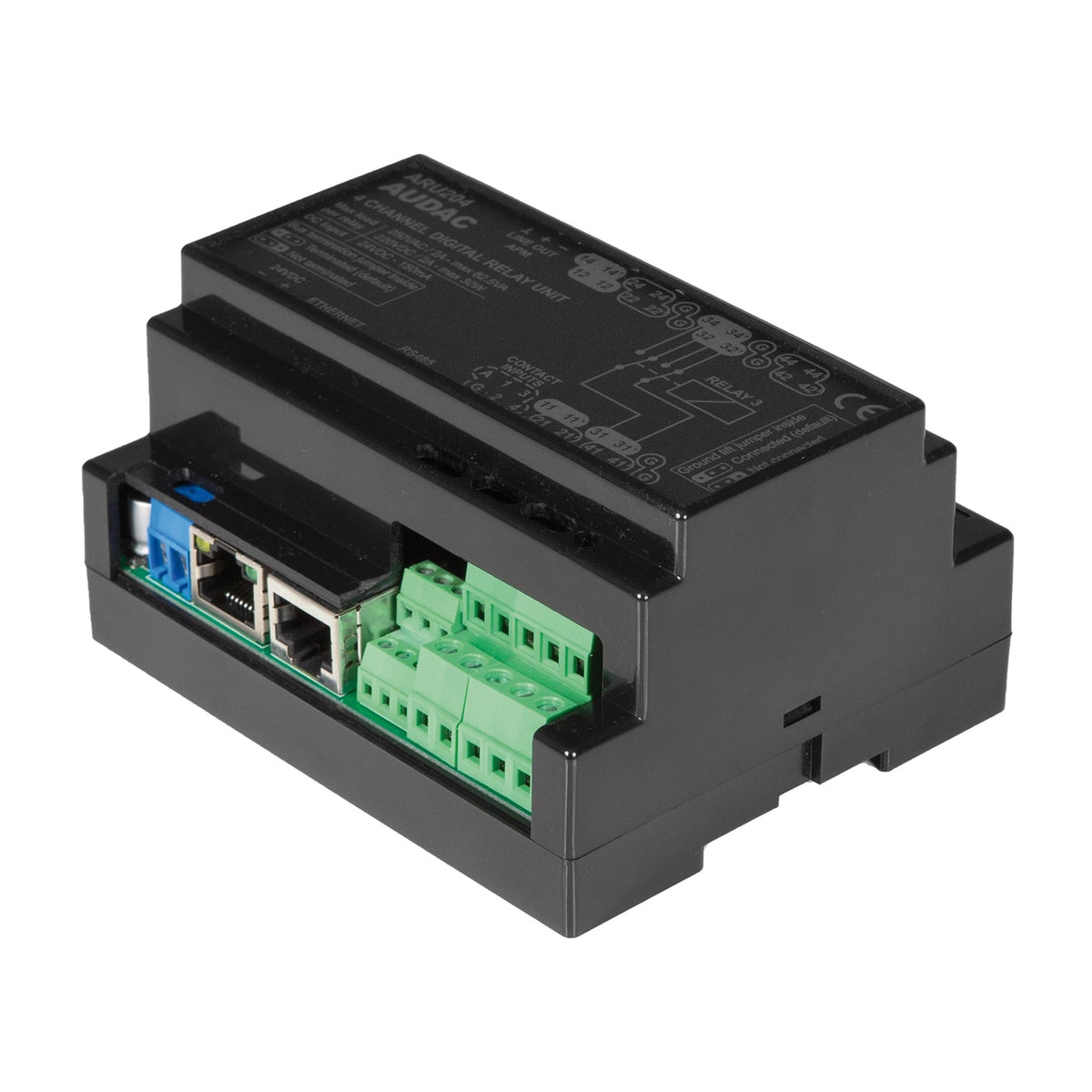 Audac ARU204 Multi-Channel Digital Relay Unit with 4 Relays – AVLGEAR
