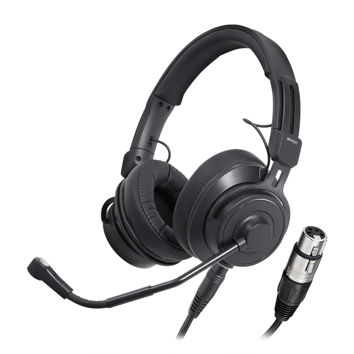 Audio-Technica BPHS2Ca-XF4 Broadcast Stereo Headset with 4-Pin XLRF Co ...