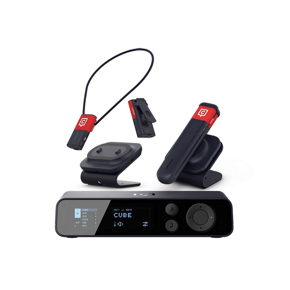 Catchbox Plus Wireless Microphone System with 4-Channel Plus Hub DSP D ...
