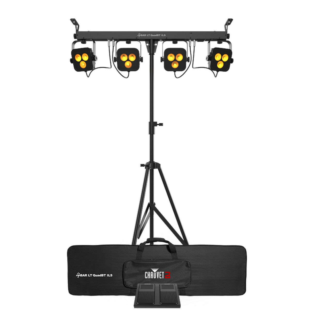 Chauvet DJ 4BAR LT QuadBT ILS 4x RGBA Quad Color LED Wash Light System ...