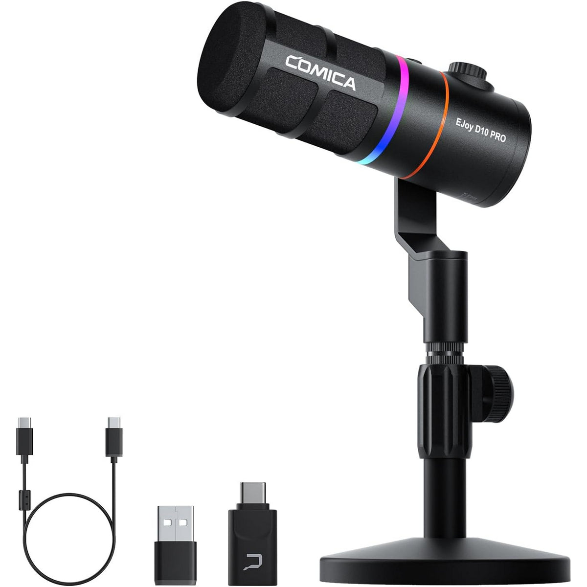 COMICA EJoy D10 Pro D Wireless RGB Dynamic USB Gaming Microphone – AVLGEAR
