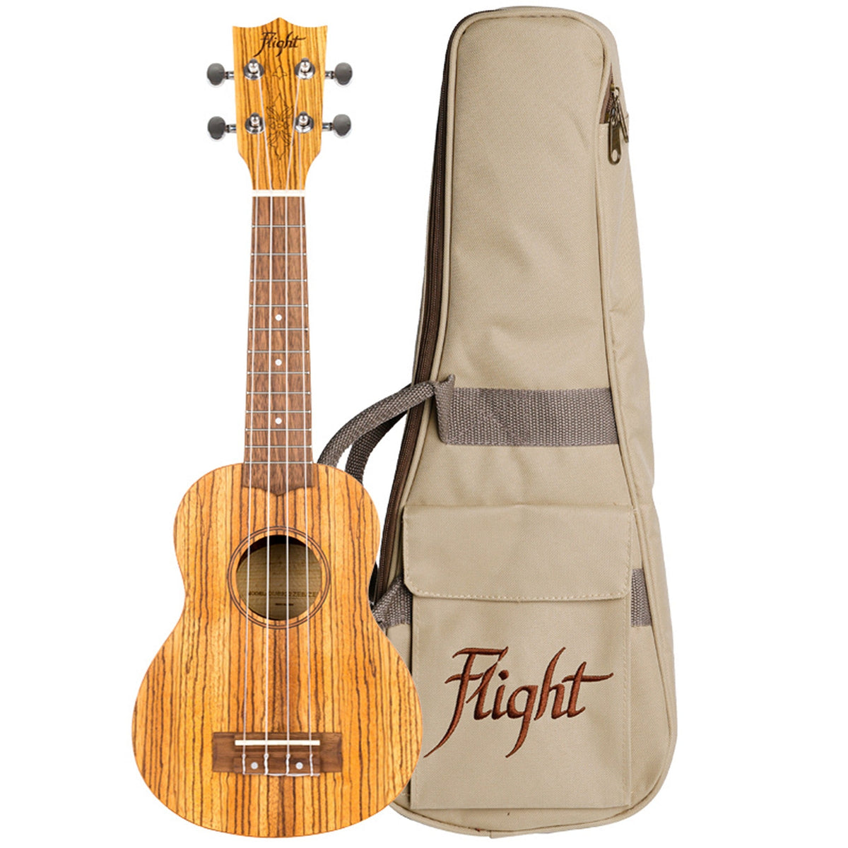 Flight DUS322 Zebzeb Soprano Ukulele – AVLGEAR