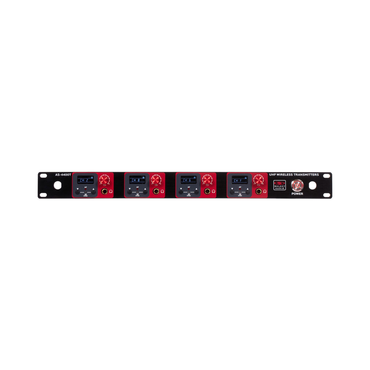 Galaxy Audio AS-4400T 4 Transmitters in a Single Rack Unit – AVLGEAR