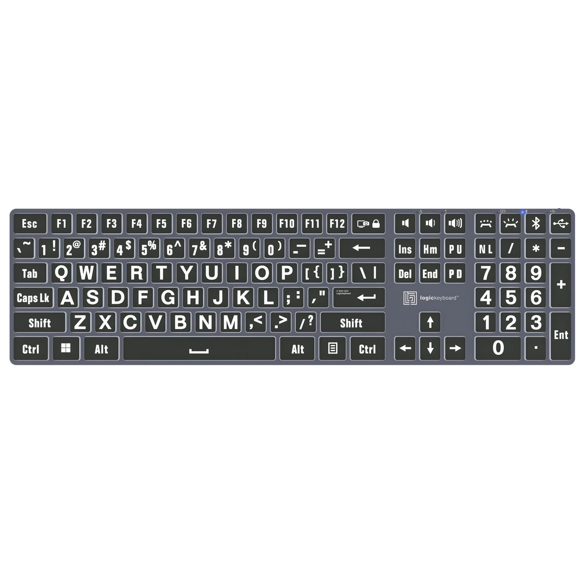 Logickeyboard Windows TITAN Large Print Slimline Keyboard – AVLGEAR
