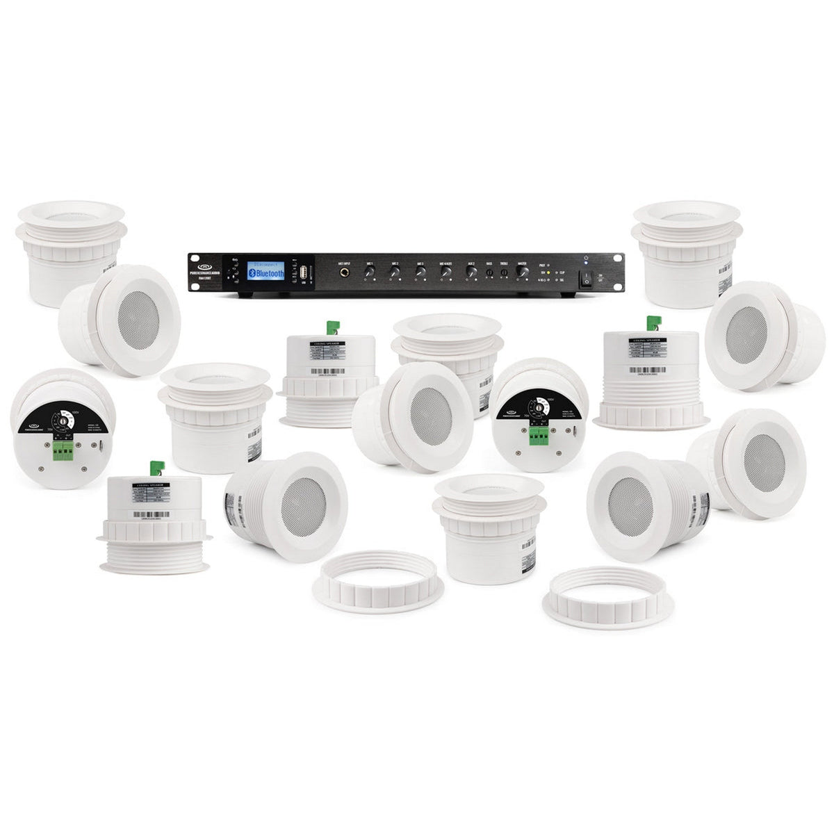 Pure Resonance Audio Medical Office Sound System with (16) C3 Ceiling ...