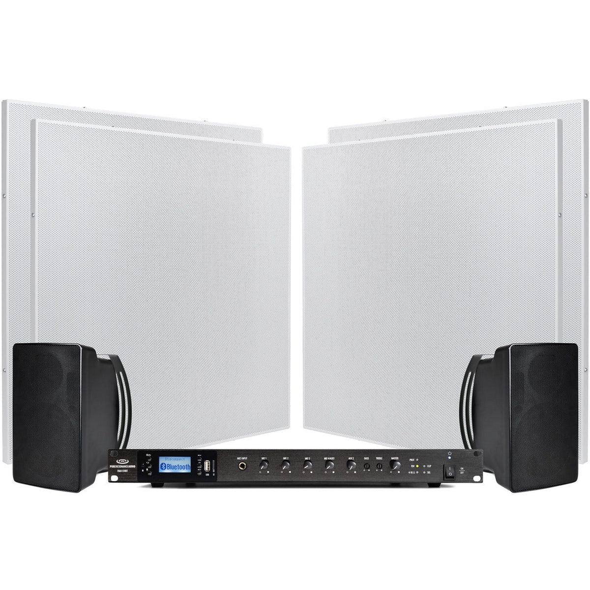 Pure Resonance Audio Conference Room Speaker System with 4 SP8 Ceiling ...