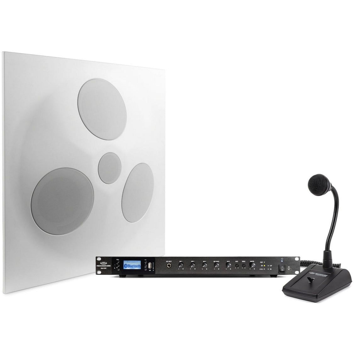 Pure Resonance Audio Paging Sound System with SD5 Ceiling Tile Speaker ...
