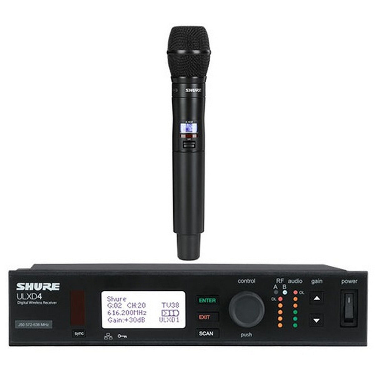 Shure ULXD24/KSM9 Handheld Wireless Microphone System, H50 534-598 MHz ...