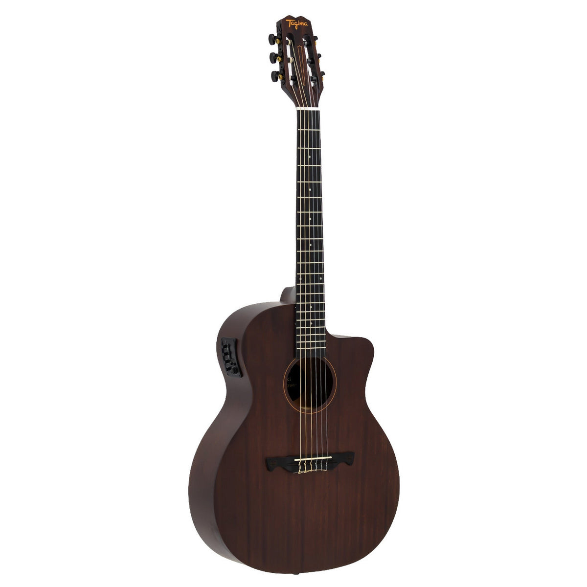 Tagima Vegas Gran Reserva EQ Nylon-String Acoustic Guitar, Dark Mahoga ...