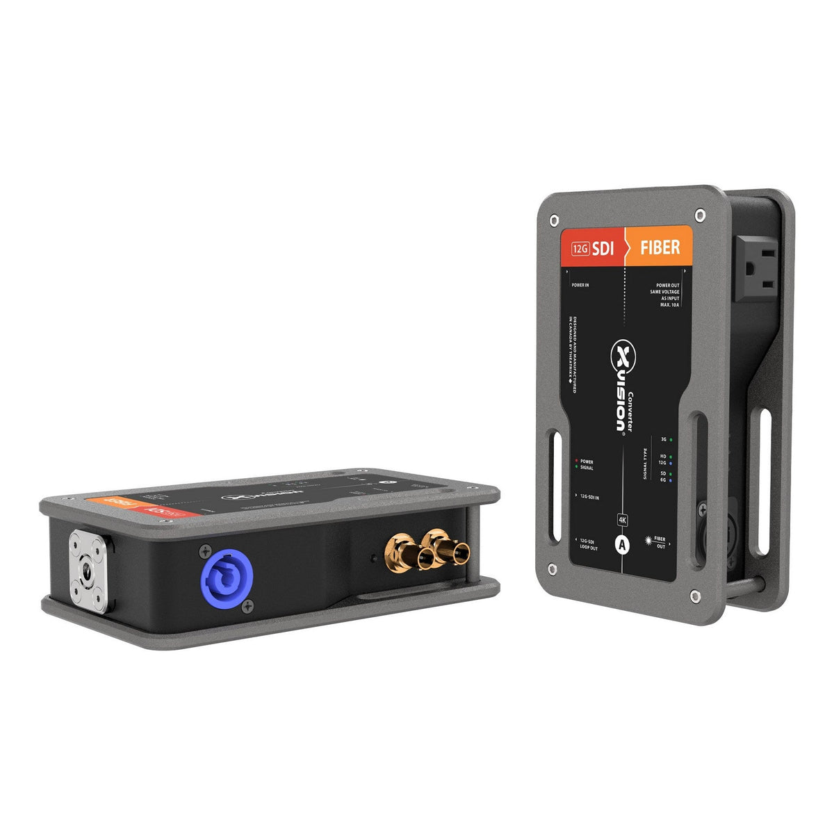 Theatrixx 12G-SDI to Fiber Converter with Embedded Audio, Single-Mode ...