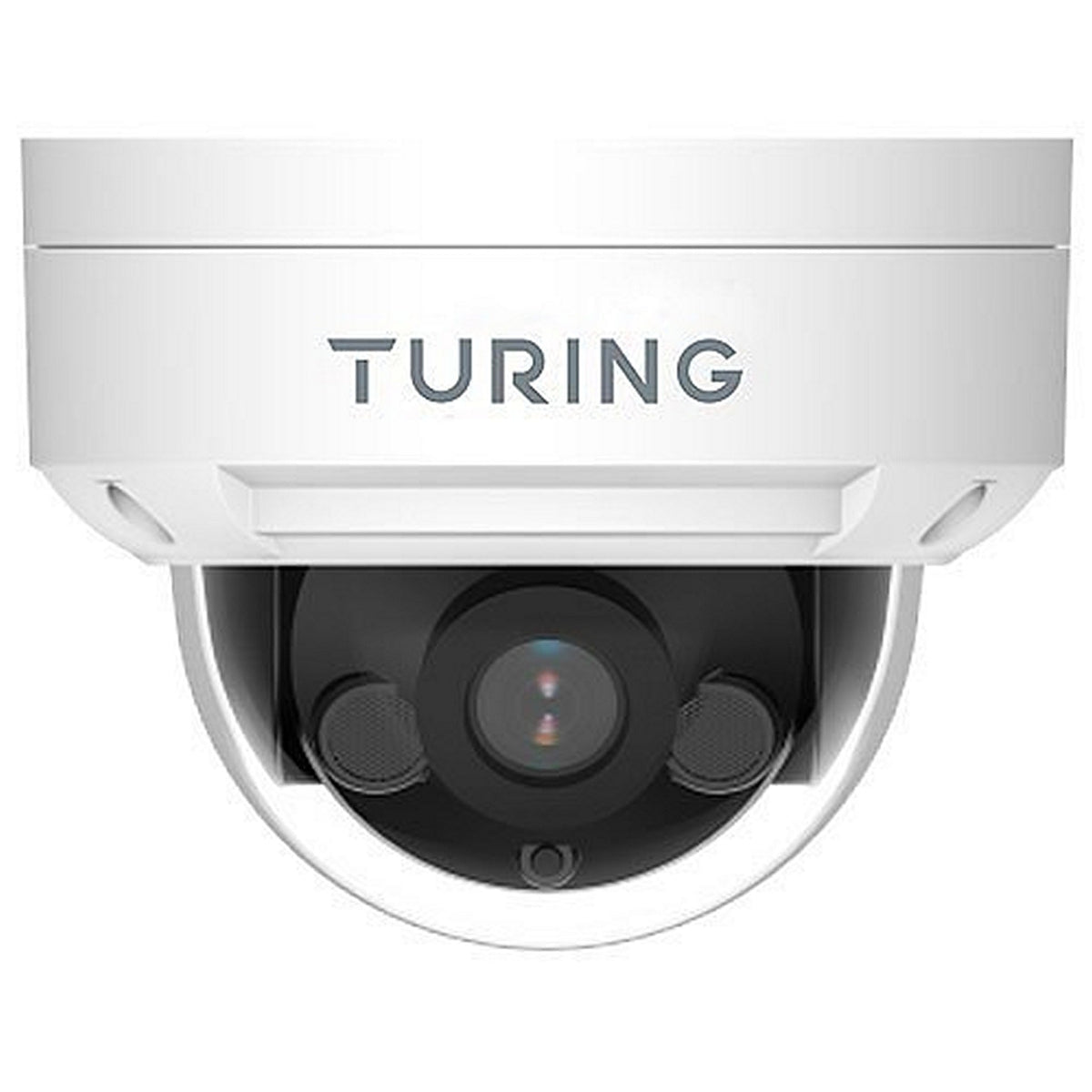 Turing Video TI-NFD044 ADVANTAGE 4MP IR Dome Camera, White – AVLGEAR