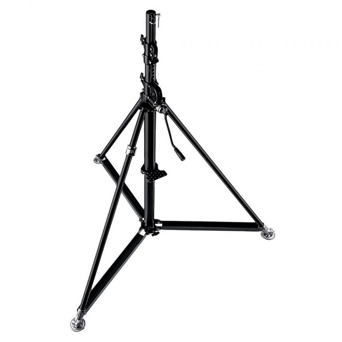 Manfrotto 387XBU Black Steel Super Wind Up Stand with Geared Column ...