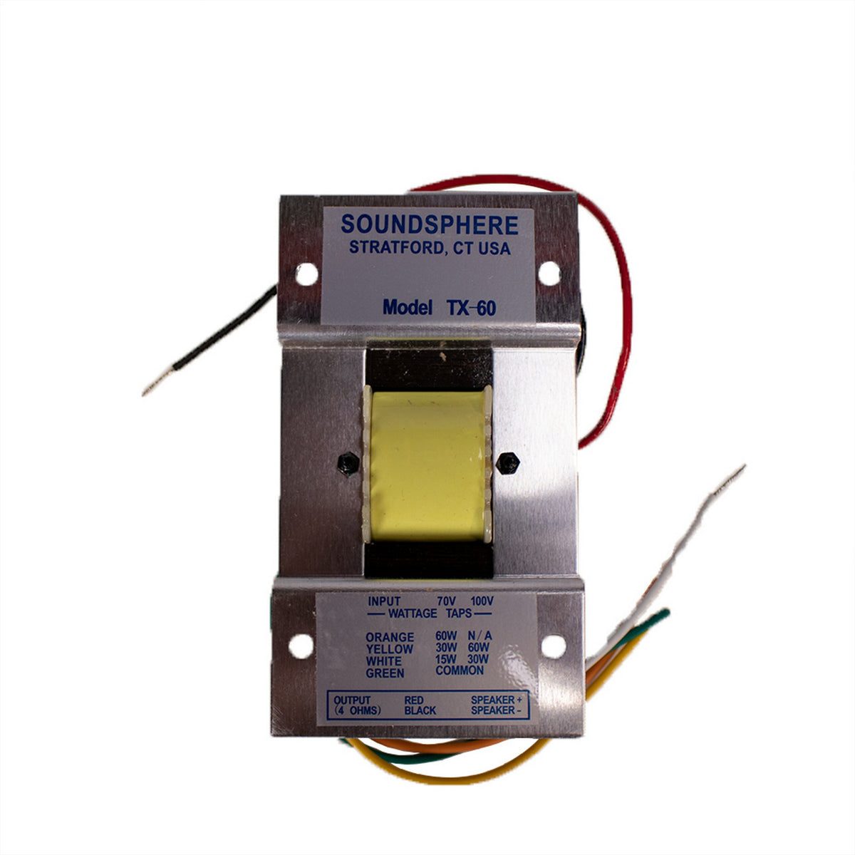 Soundsphere SS-TX60 60 Watt Transformer for 110 PAGE – AVLGEAR