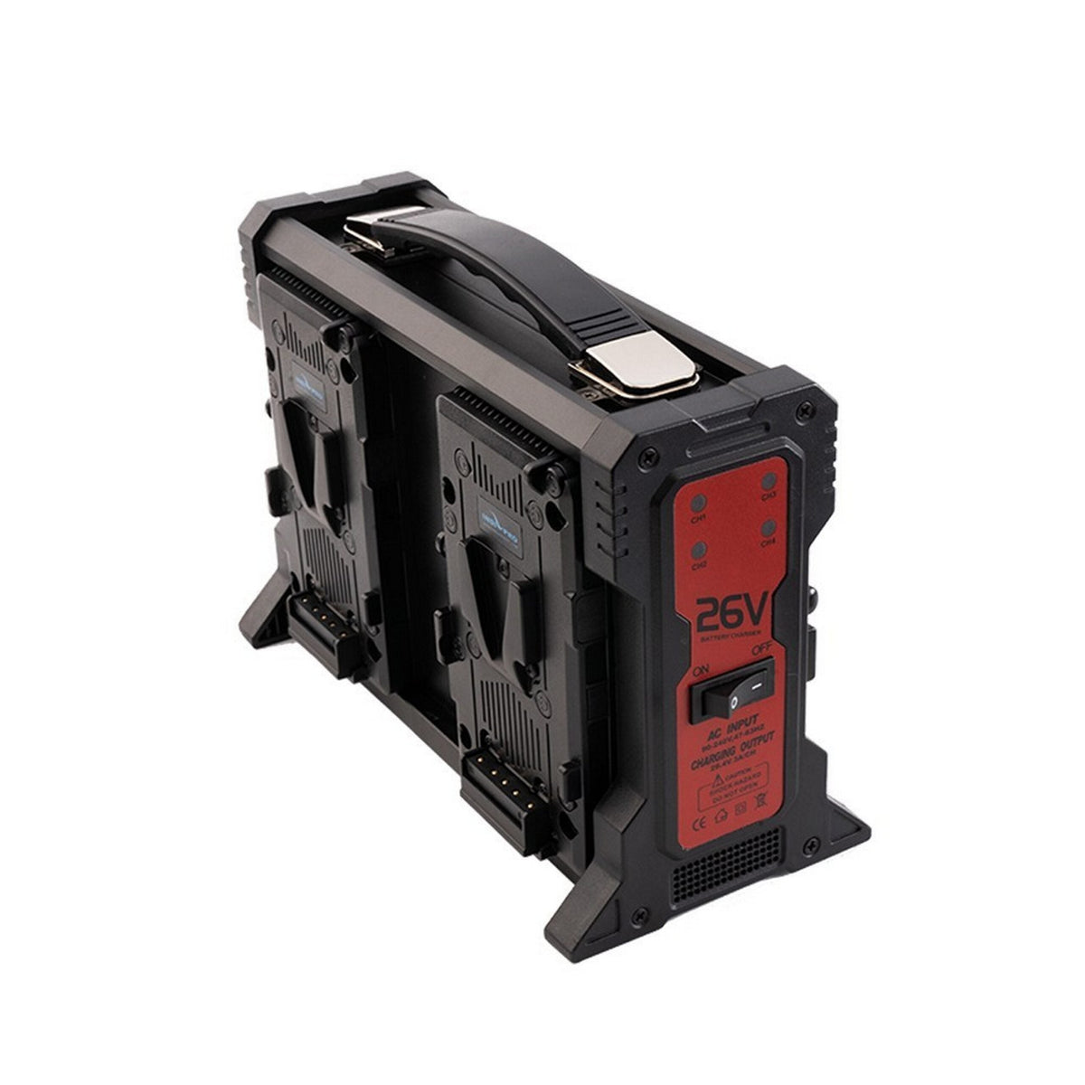 IndiPRO VMQ26V Quad 26V V-Mount Lithium-Ion Battery Charger – AVLGEAR