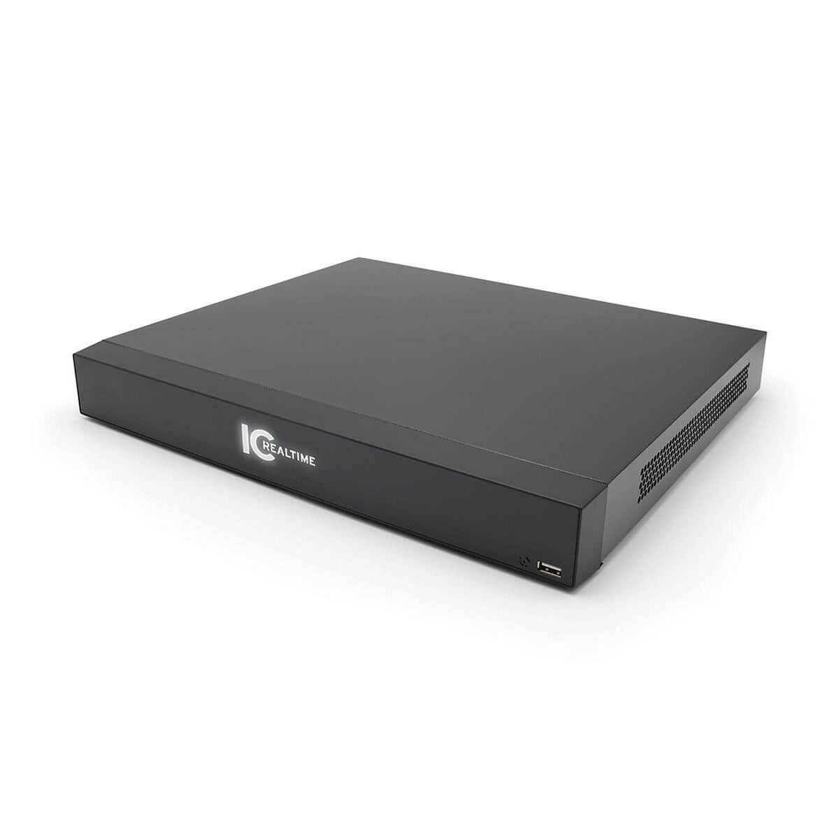 IC Realtime NVR-MX08POE-1U4K1 8 Channel 1U NVR POE Switch with 2TB Har ...