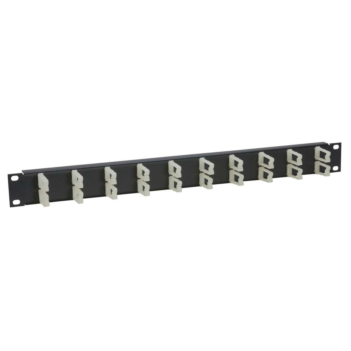 Lowell CMC-1HV 1U Cable Management Panel with Plastic Flex Wire Saddle ...