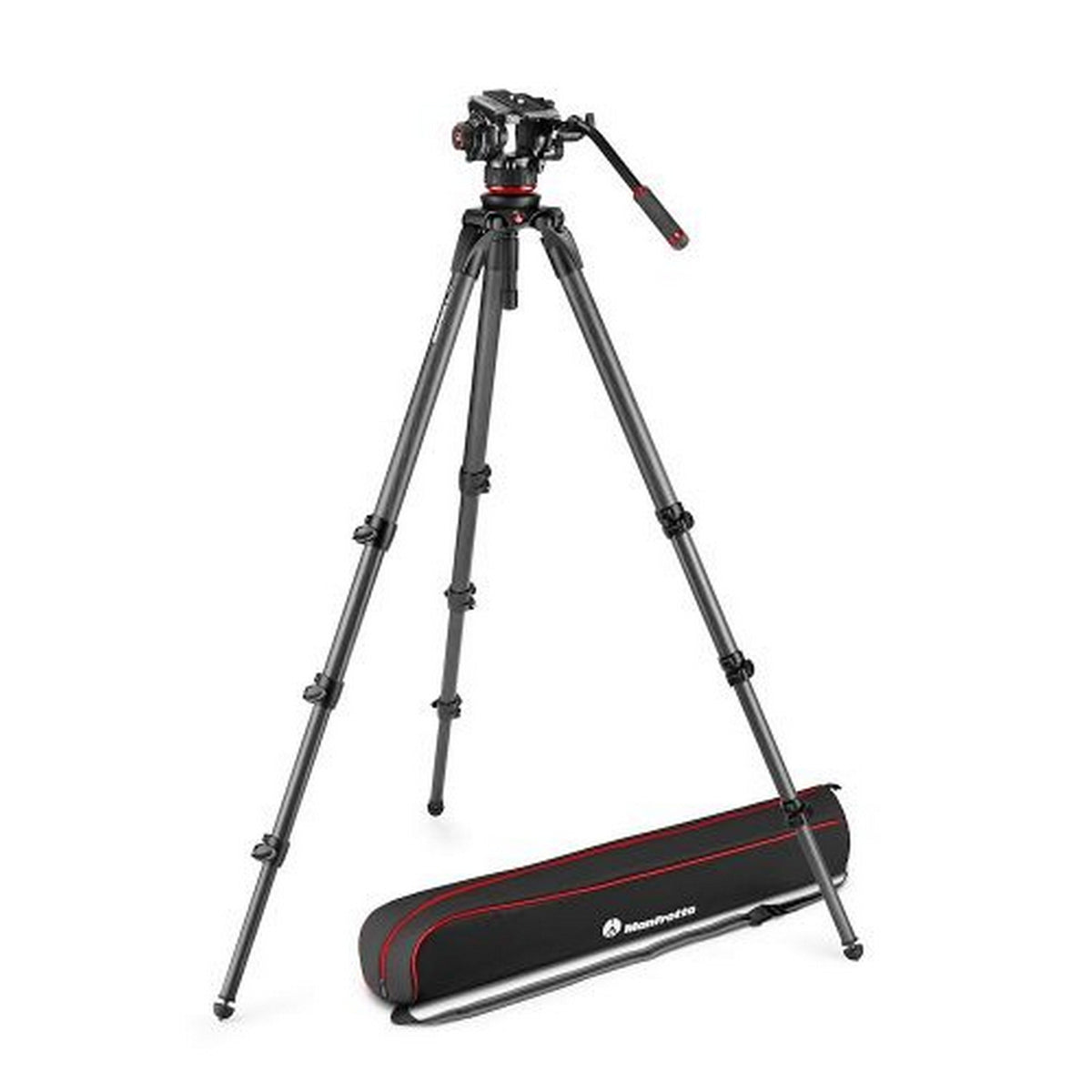 Manfrotto MVK504XCTALL 504X Fluid Video Head with 536 CF Single Leg Tr ...