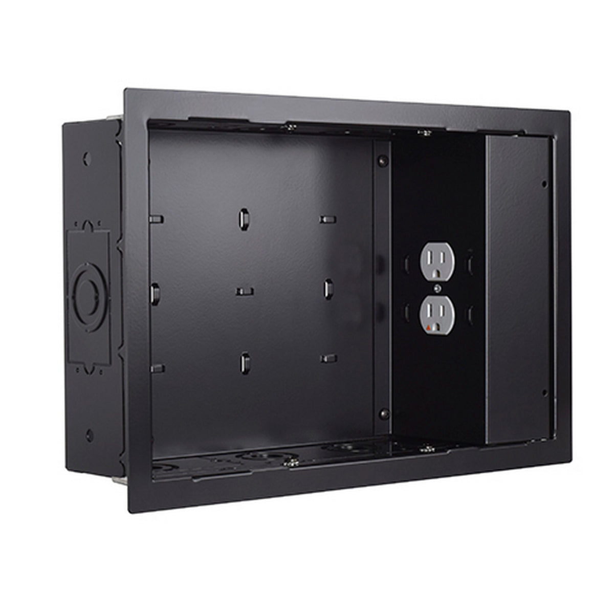 Chief PAC525FBP2 Proximity In-Wall Storage Box with 2 Receptacle Filte ...