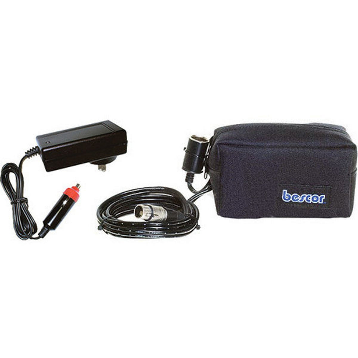 Bescor PRB-9XLRATM 12V/9A SLA Battery Belt with 4-Pin XLR and Auto Cha ...