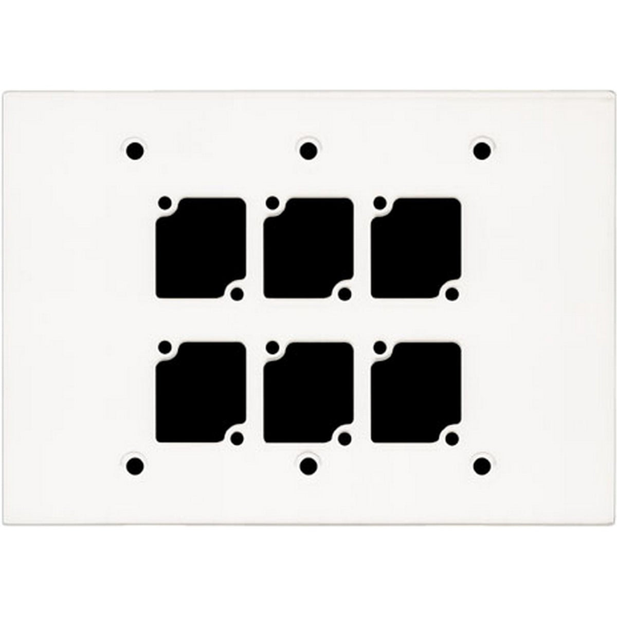 Ace Backstage Co. WP-316 Aluminum 6 CONNECTRIX Mount Wall Panel – AVLGEAR