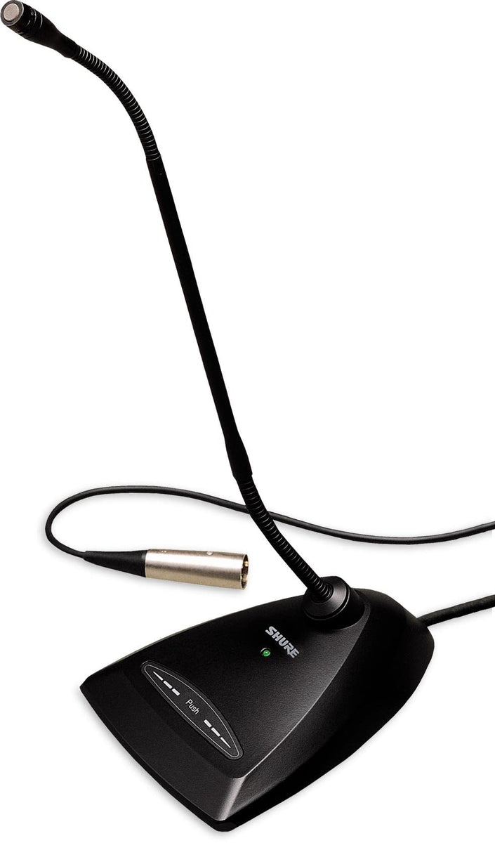 Shure MX412D/S 12 inch Desktop Mounted Supercardioid Gooseneck Microph ...