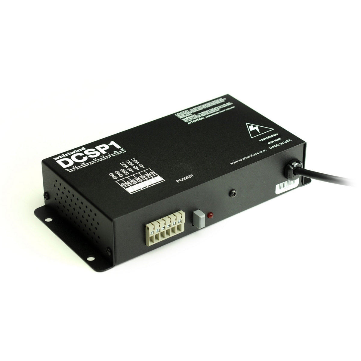 Whirlwind DCSP1 48V Phantom Power Supply – AVLGEAR