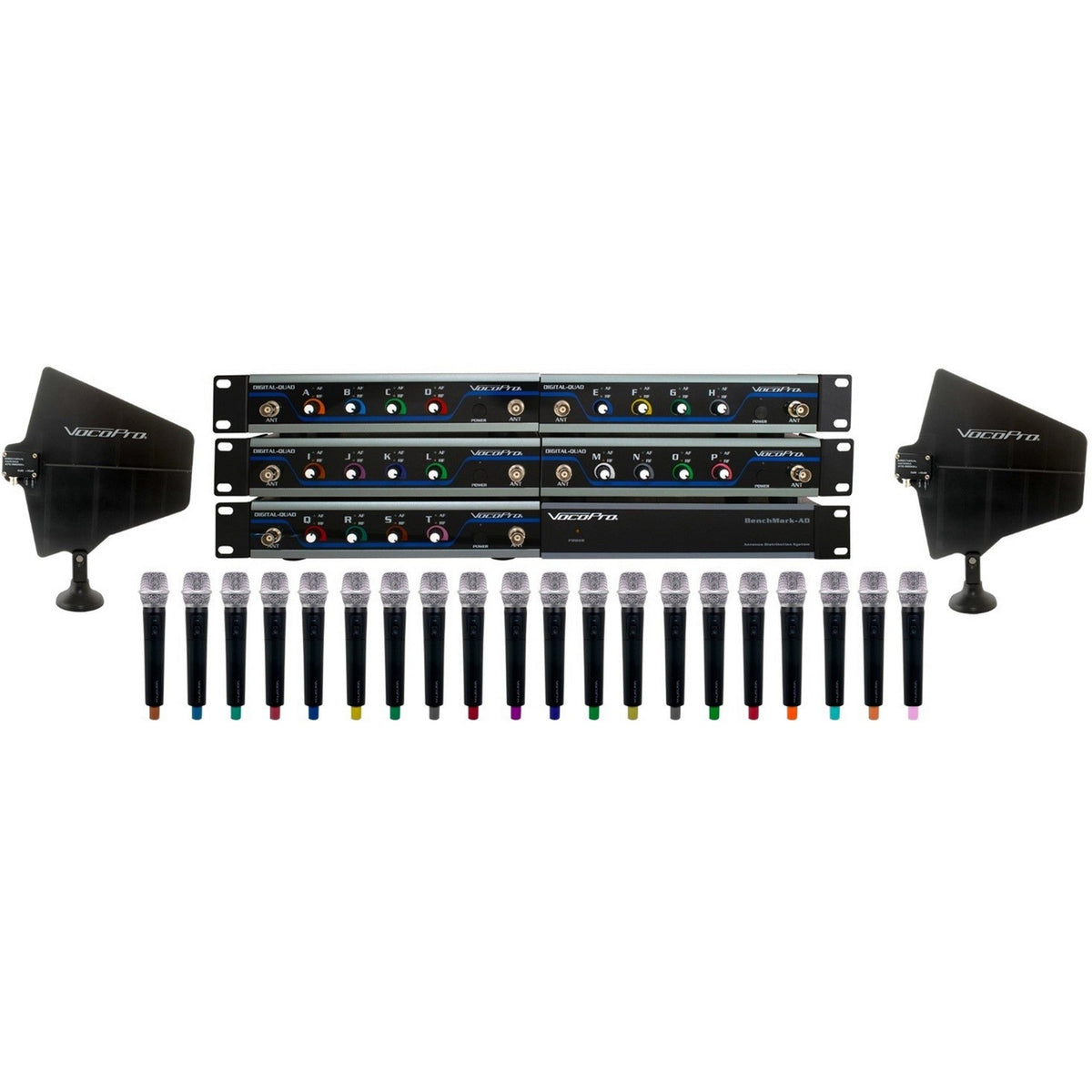 VocoPro Fin-Acapella-20 Long Range Digital Wireless Handheld Microphon ...