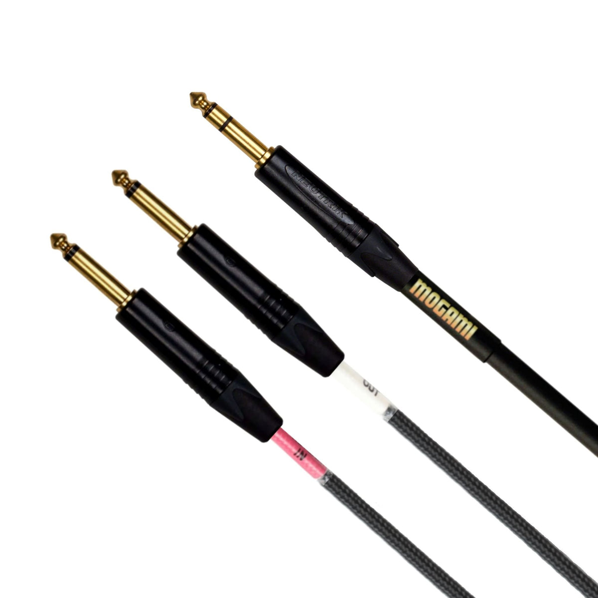 Mogami Gold Insert TS 06 Send Return TRS to Dual TS Cable, 6-Feet (Use ...