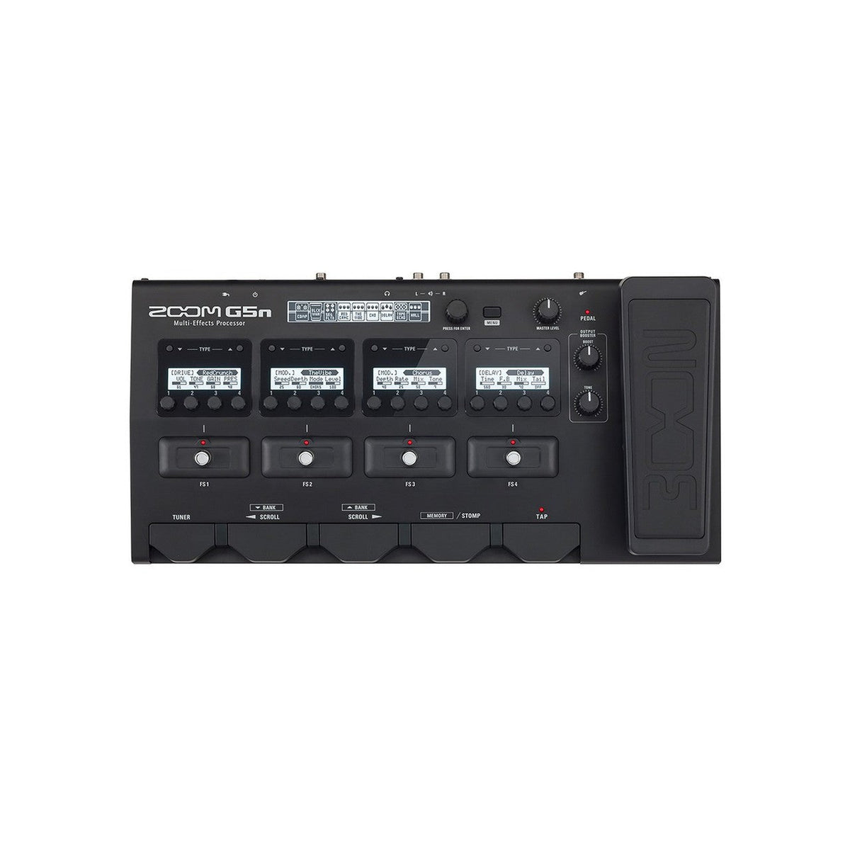 Zoom G5N Multi Effects Processor 68 Onboard Effects 5 Amp Emulator wit ...