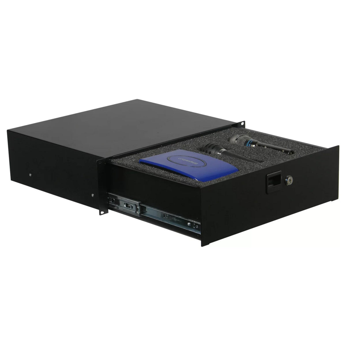 Odyssey Rack Mountable Drawer with Interior Diced Foam, 3U – AVLGEAR