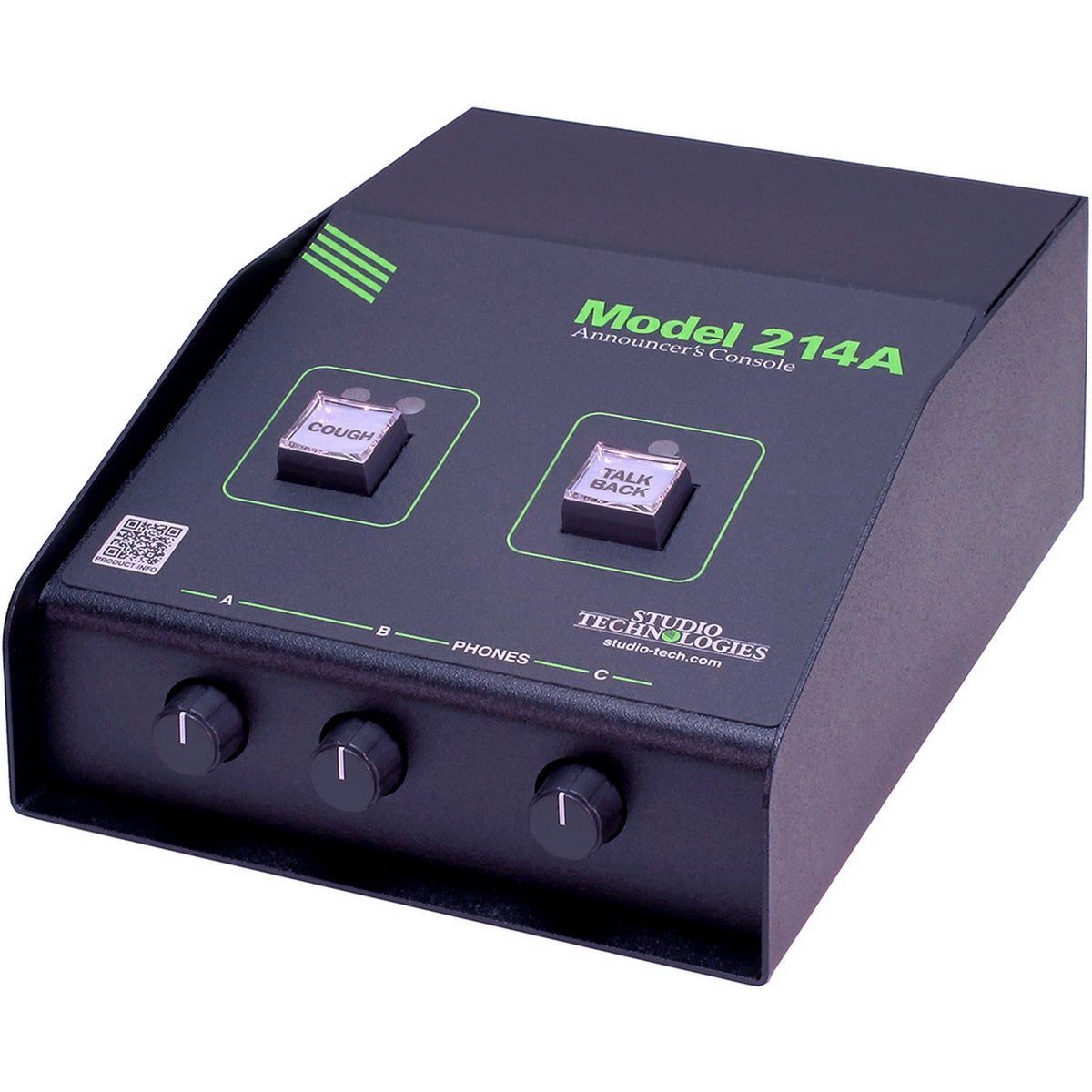 Studio Technologies Model 214A Dante Audio-over-Ethernet Announcers Co ...