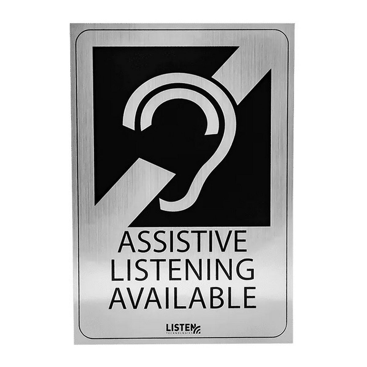 Listen Tech LA-304 Assistive Listening Notification Signage Kit – AVLGEAR
