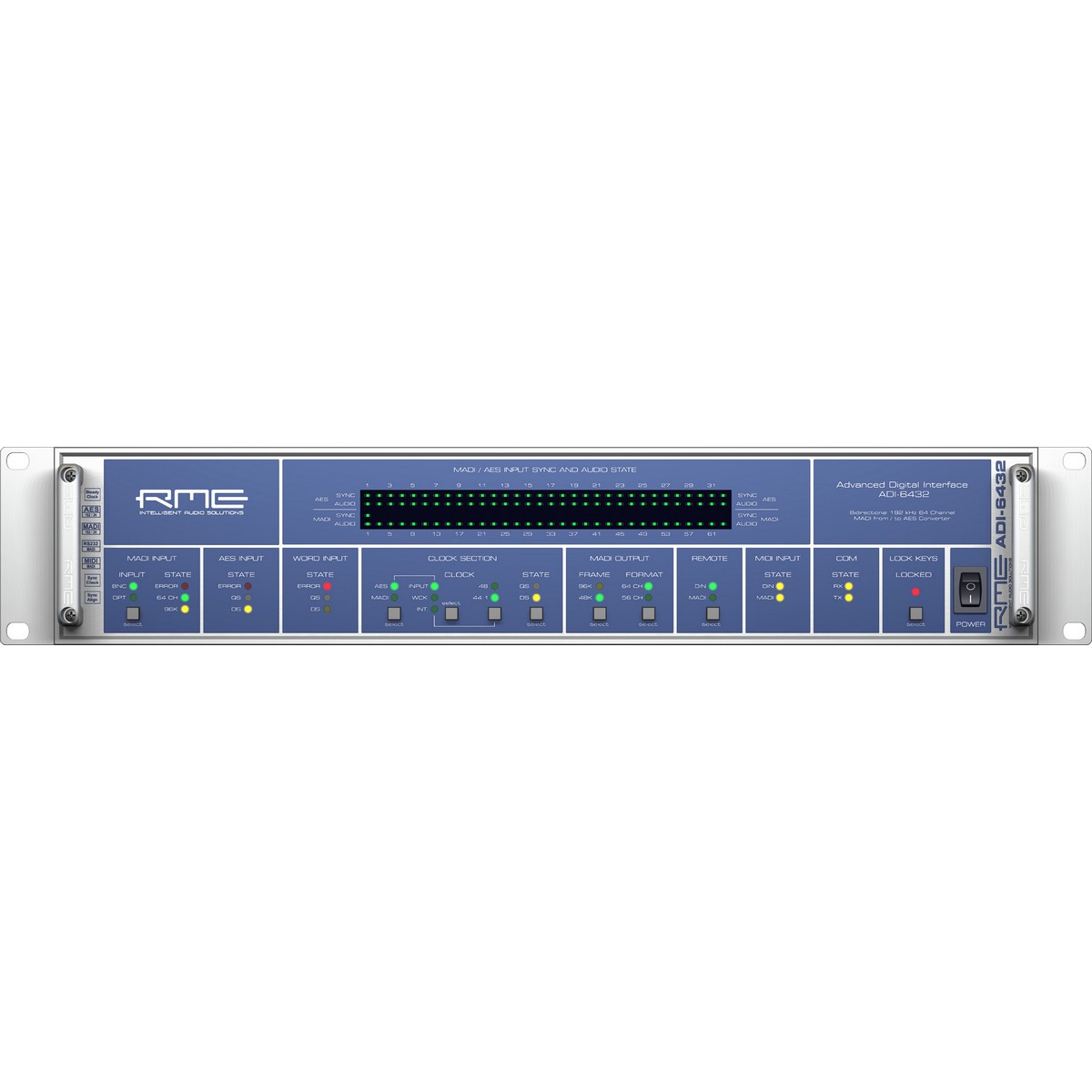 RME ADI-6432 19" 2RU MADI to AES Converter – AVLGEAR