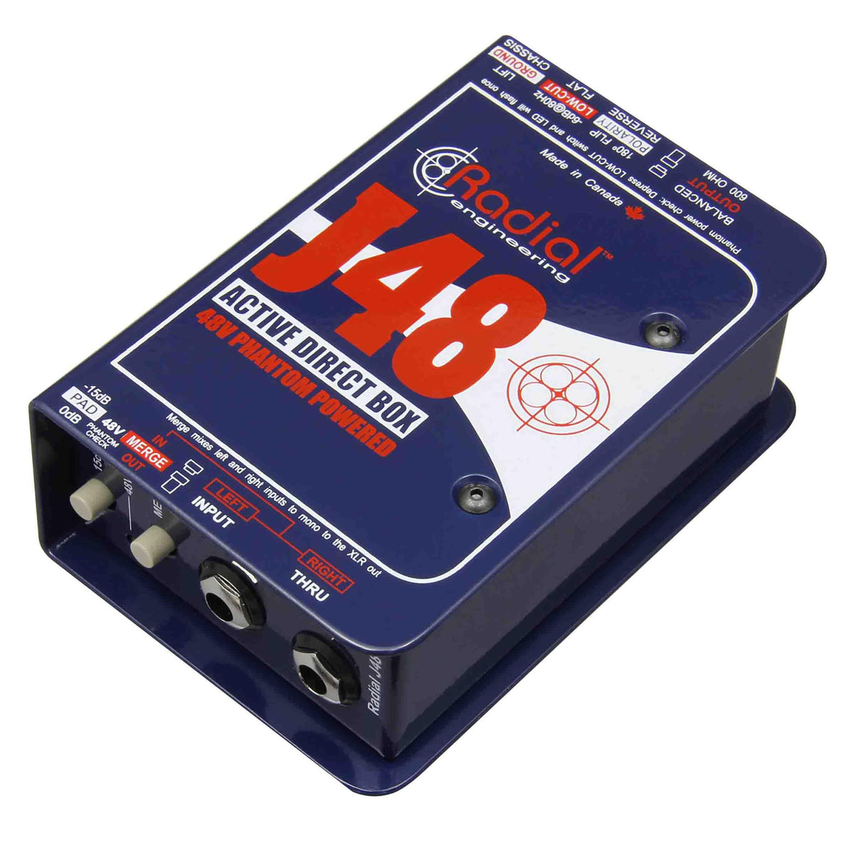 Radial J48 Active Direct Injection Box with High Pass Filter – AVLGEAR