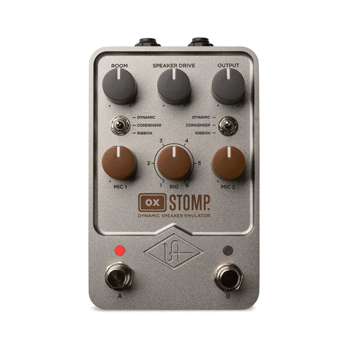 Universal Audio OX Stomp Dynamic Speaker Emulator Guitar Pedal with Bl ...