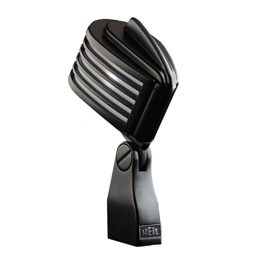 Heil Sound The Fin Cardioid Dynamic Microphone, Black Body / White LED ...