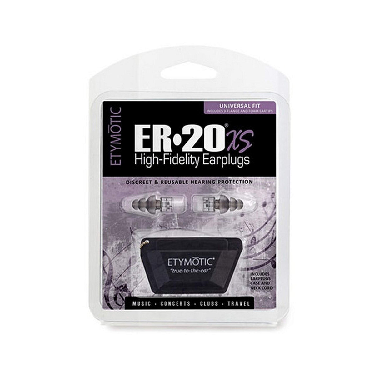 Etymotic Research ER20XS-UF-C High-Fidelity Earplugs Universal Fit (Us ...