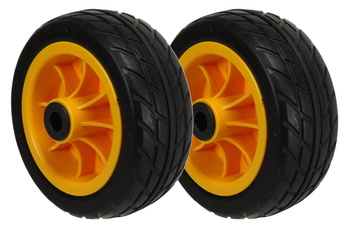 RockNRoller RWHLO8X3 8x3 Ground Glider Wheel with Offset Hub, Rear Whe ...