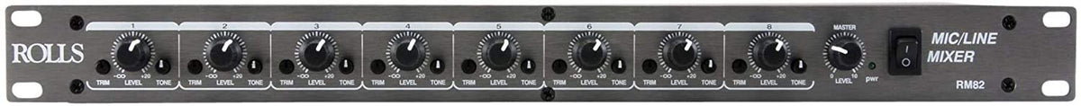 Rolls RM82 8 Channel Mic/Line Mixer – AVLGEAR