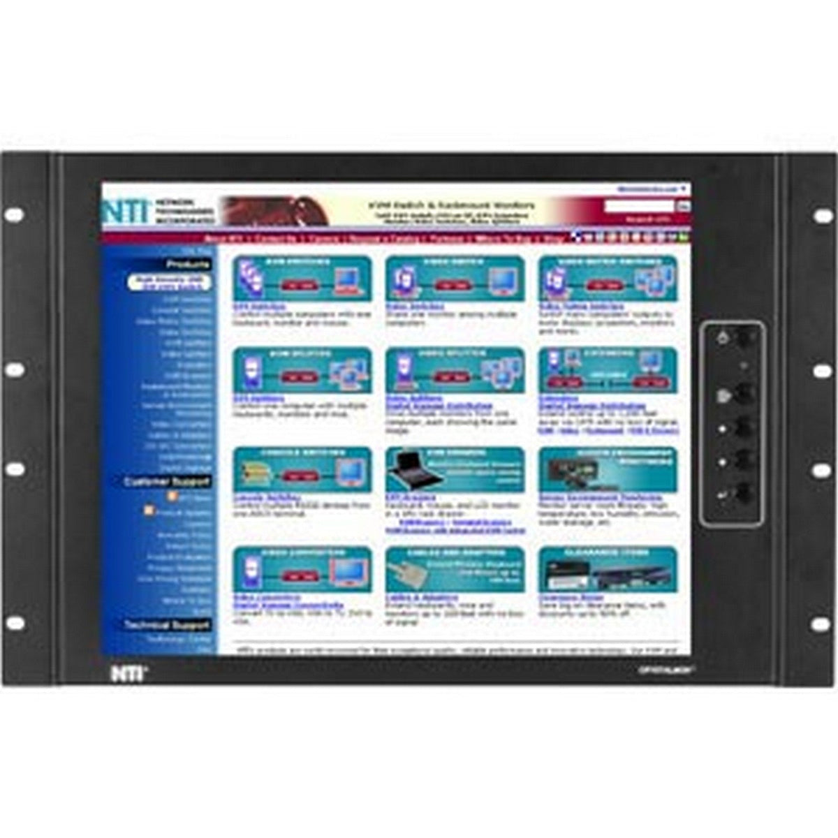 NTI CM-RK17 17-Inch Rackmount LCD Monitor – AVLGEAR