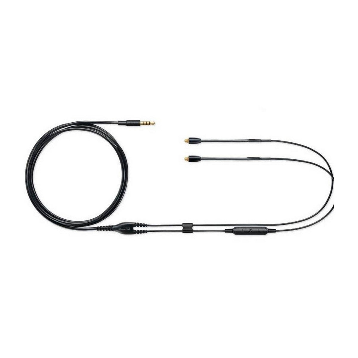 Shure RMCE 4-Pin Mini-Jack Plug Earphone Cable with Remote/Microphone ...