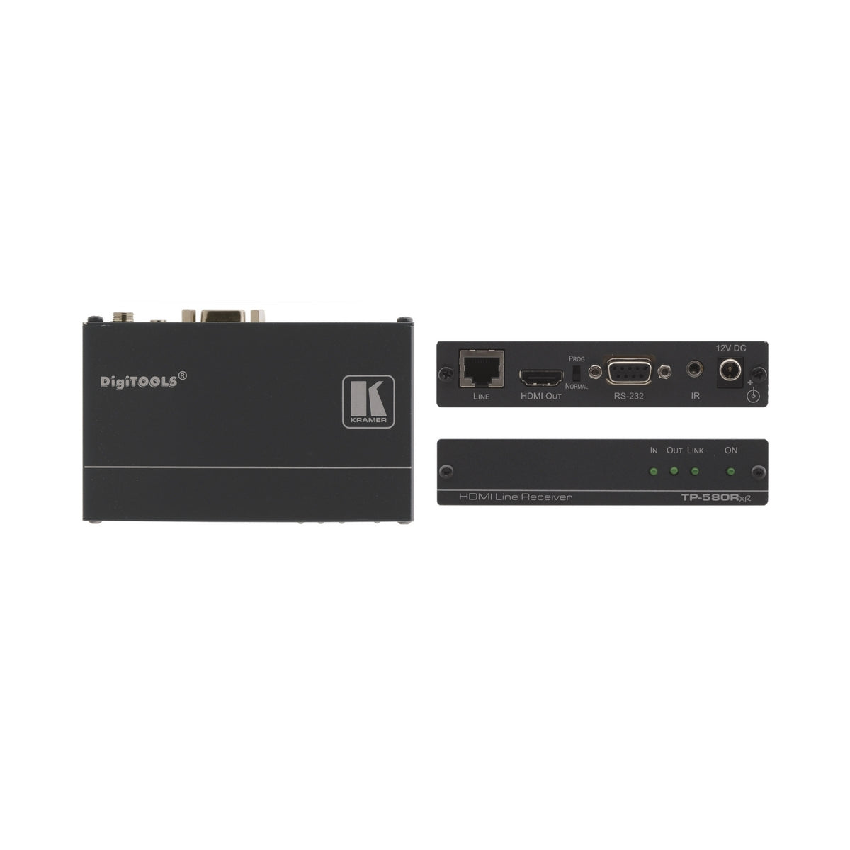 Kramer TP-580RXR HDMI Bidirectional RS-232 IR over Extended Range HDBa ...