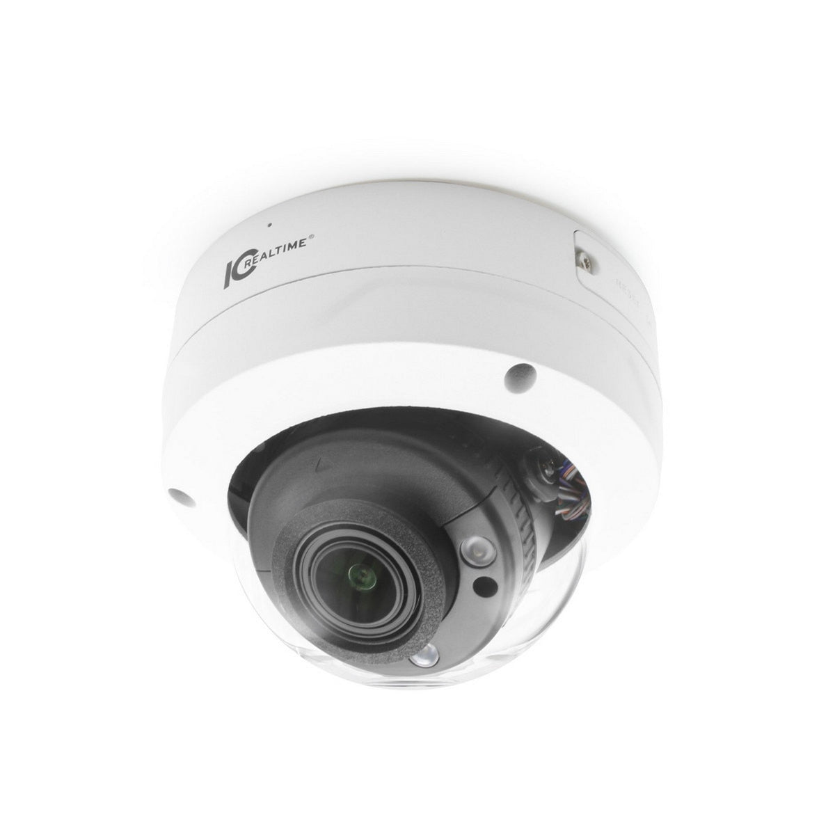 IC Realtime IPFX-D40V-IRW3 4MP IP Indoor/Outdoor Mid-Size Vandal Dome ...