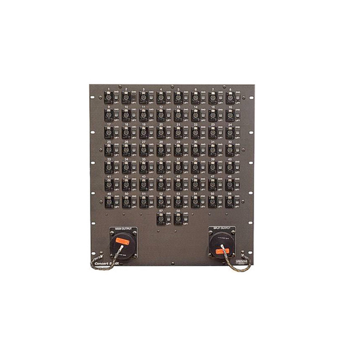 Whirlwind CSR58TNRRP Concert Microphone Splitting System, 12U Transfor ...
